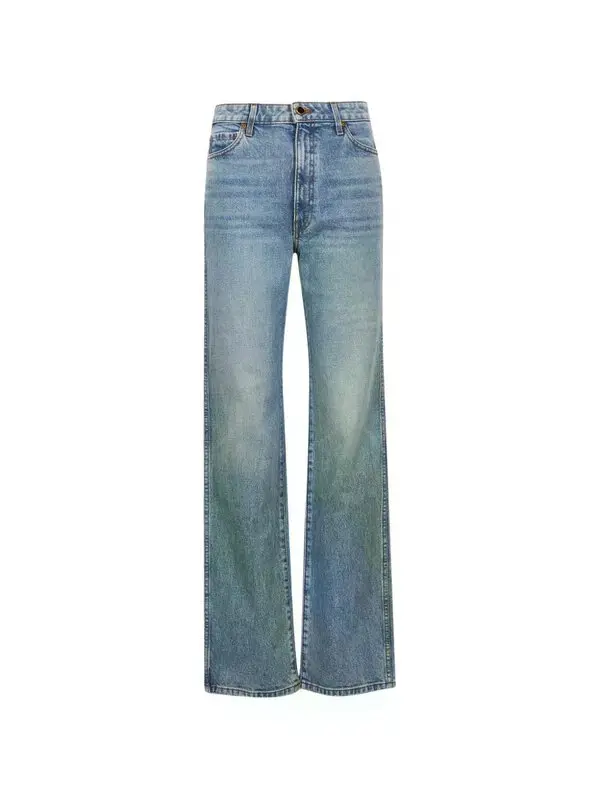 Khaite Danielle Stovepipe Stretch Jeans