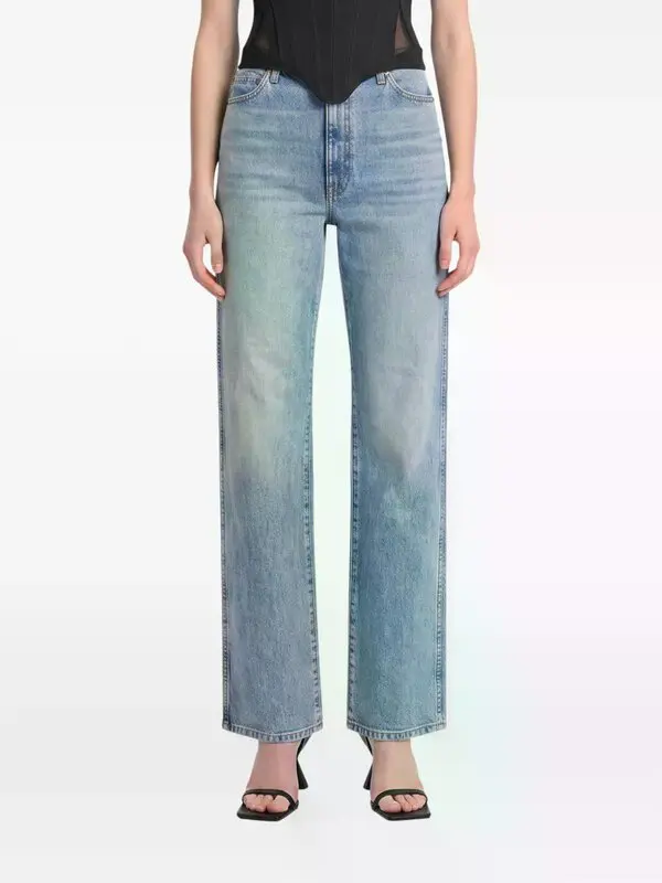 Khaite Danielle Stovepipe Stretch Jeans