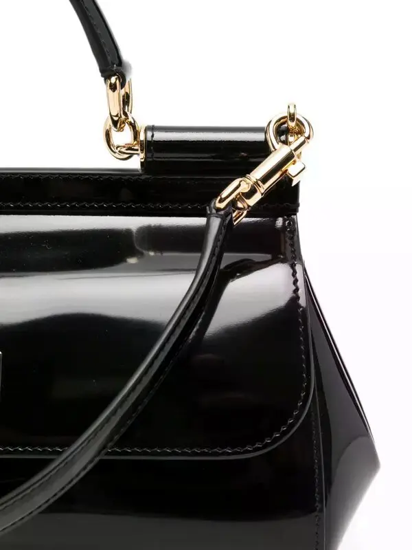 Dolce & Gabbana Sicily Leather Tote Bag