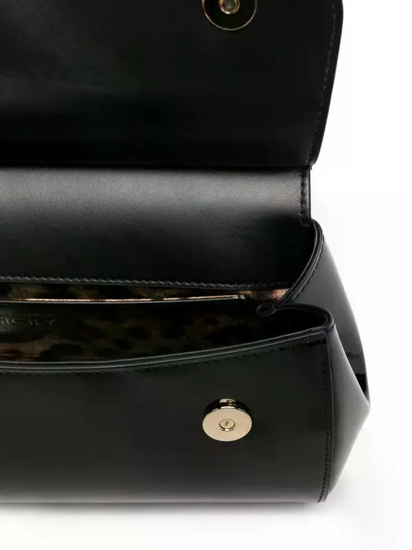 Dolce & Gabbana Sicily Leather Tote Bag