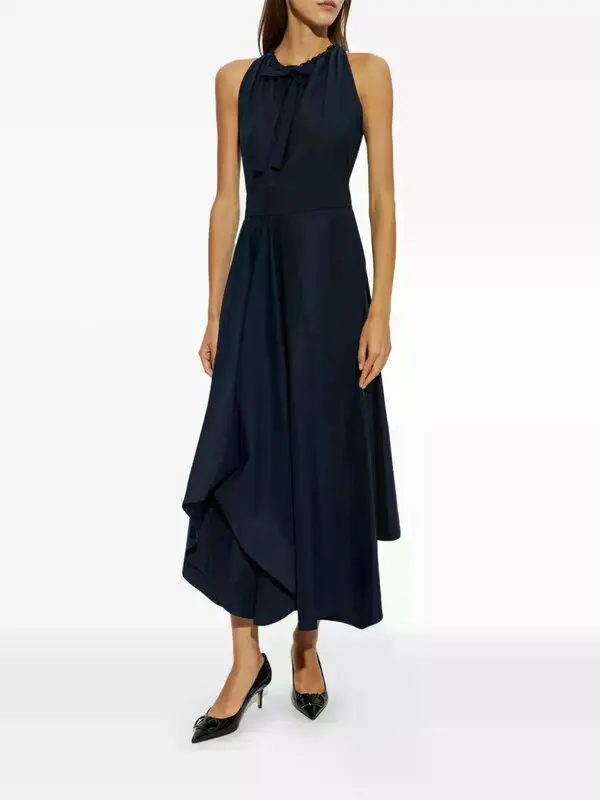Givenchy Tie-neck Asymmetric Dress