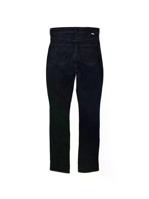 MOTHER Dazzler Skimp Mid-rise Jeans - Black
