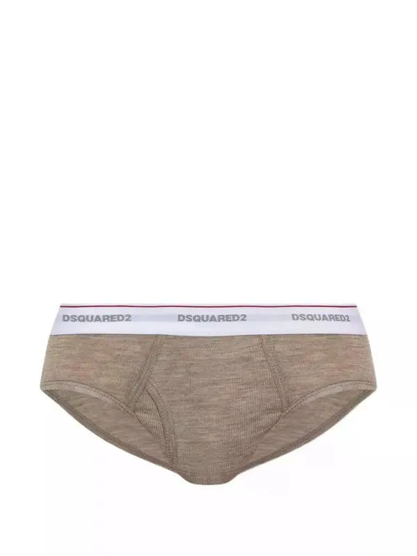 Dsquared2 Logo-waistband Wool Briefs