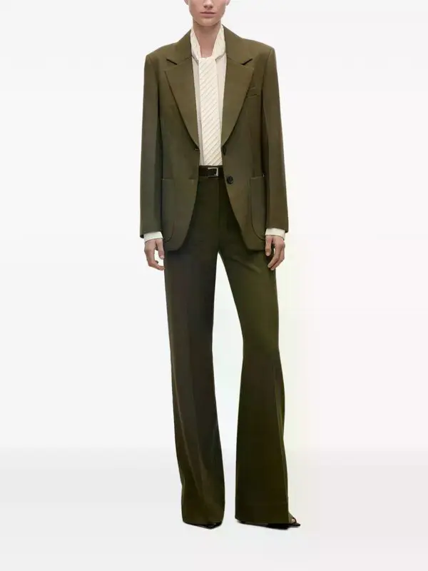Victoria Beckham Katherine Single-breasted Blazer - Green
