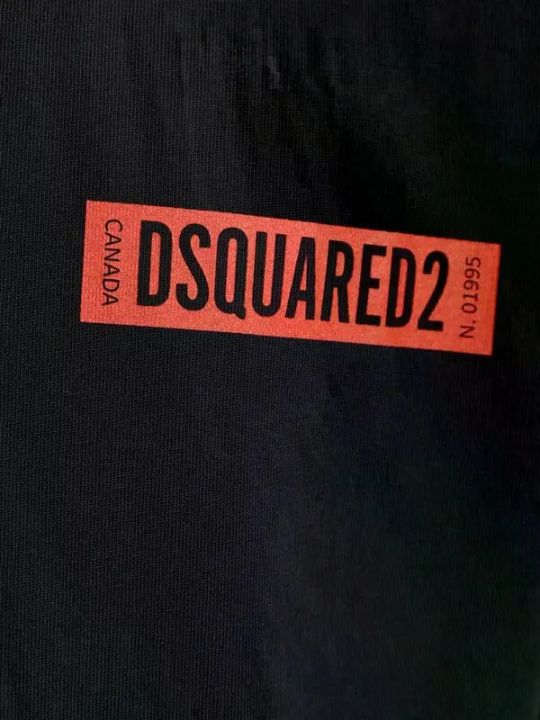 Dsquared2 Logo-print Ski-pass T-shirt