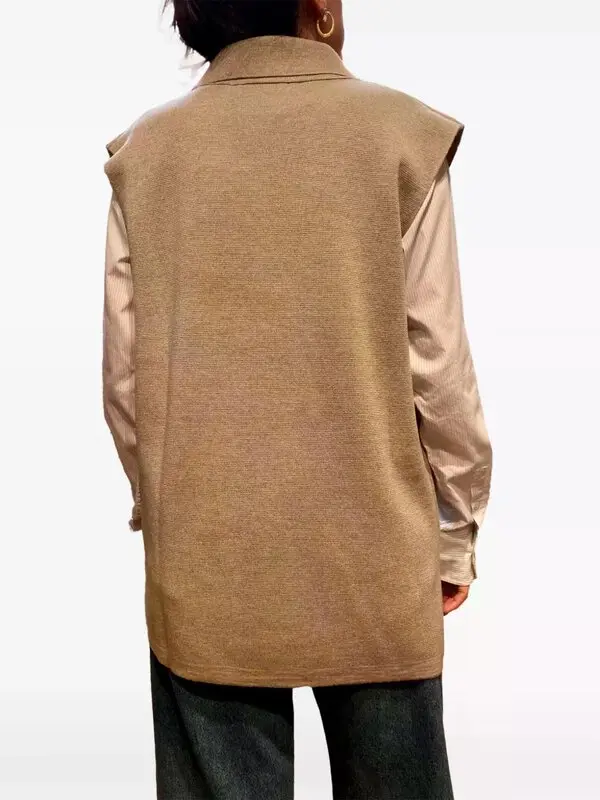 GRAN SASSO Double-breasted Knit Gilet