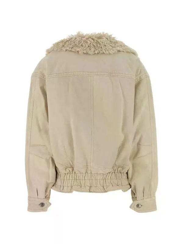 Isabel Marant Étoile Valineo Shearling-collar Denim Jacket