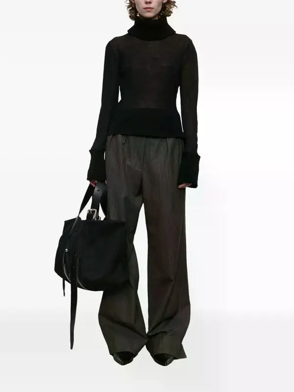 Our Legacy Inverse Roll-neck Sweater - Black