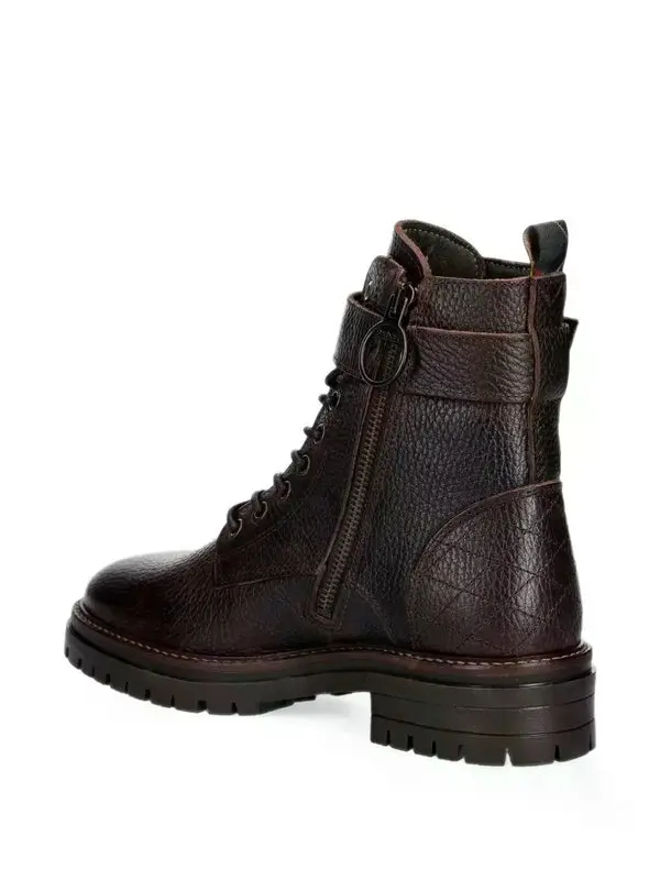 Barbour Heidi Commando Buckle-strap Lace-up Boots