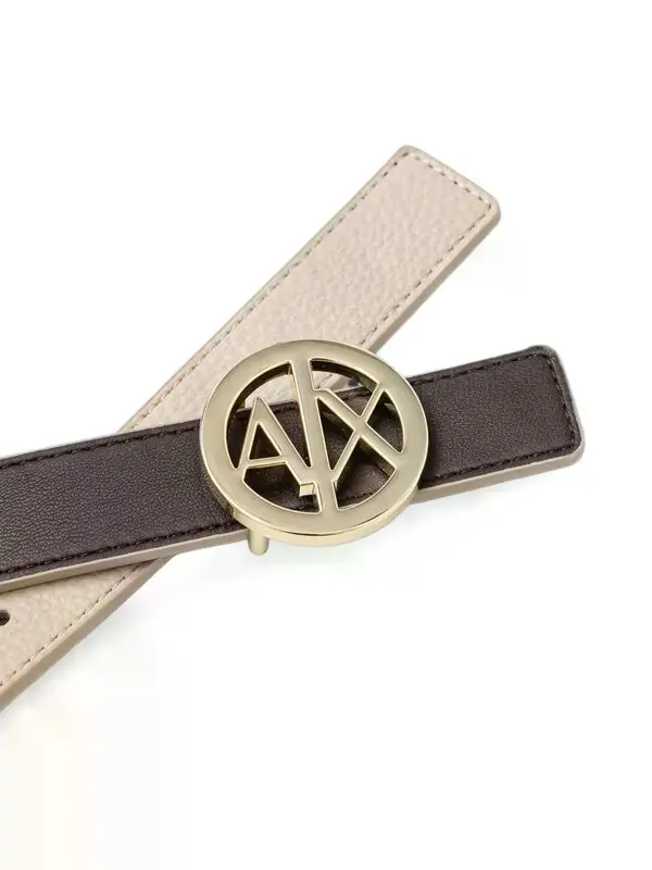 Armani Exchange Reversible Logo-buckle Belt