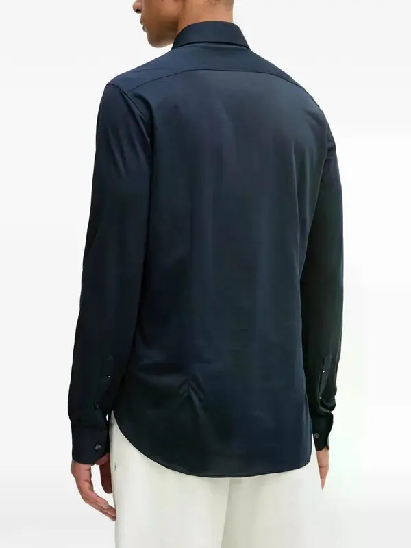 Michael Kors Logo-embroidered Long-sleeve Shirt