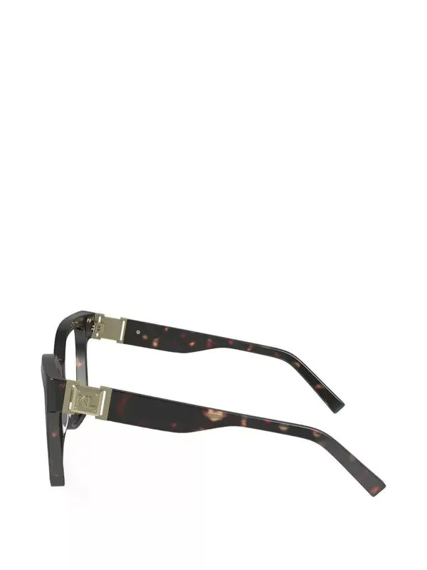 Karl Lagerfeld Tortoiseshell-effect Cat-eye Glasses