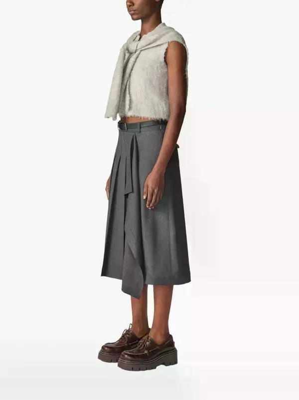 Monse Sleeveless Sweater With Integrated Scarf