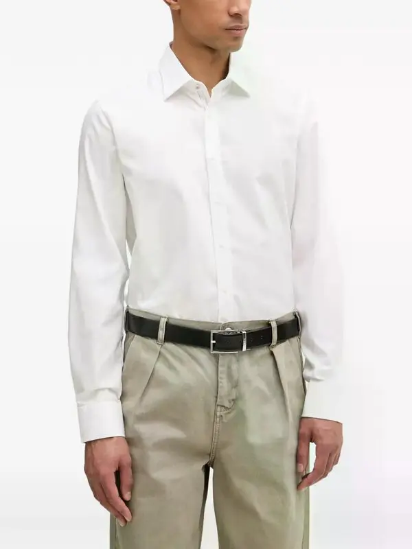 Michael Kors Logo-embroidered Button-down Shirt