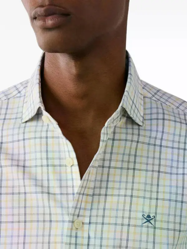 HACKETT LONDON Tattersall Cotton Shirt
