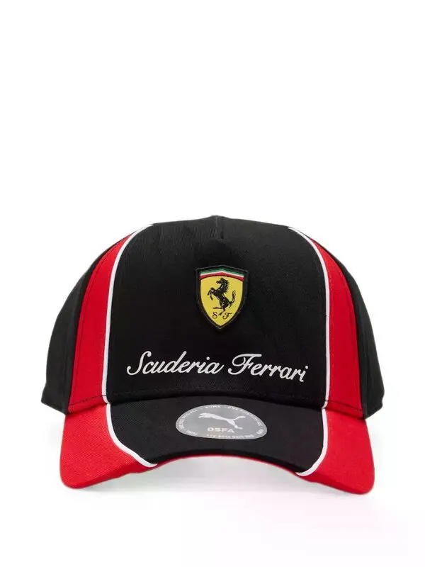 PUMA Ferrari Logo-patch Baseball Cap - Black