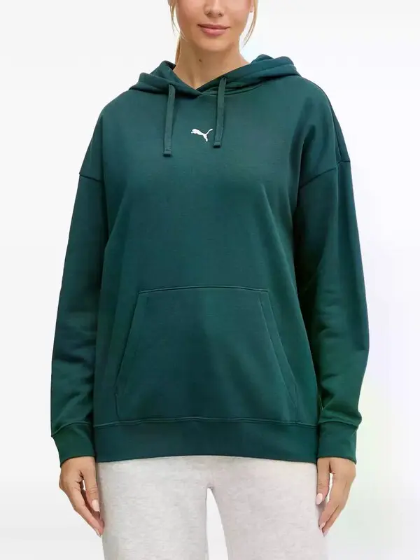 PUMA Embroidered Logo Hoodie - Green