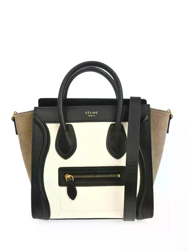 Celine 1990-2000s Nano Luggage Tote Bag