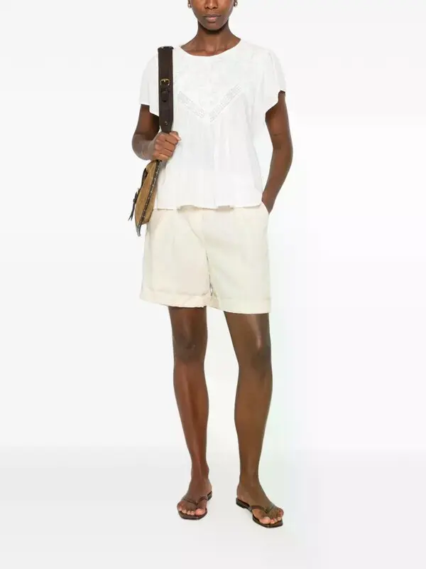 MAISON123 Tunguy Pleated Turn-up Shorts