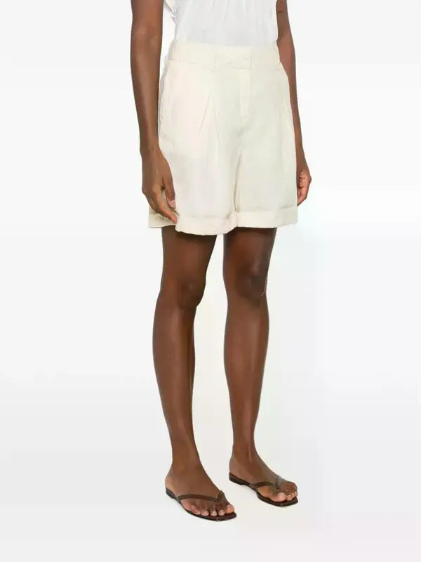 MAISON123 Tunguy Pleated Turn-up Shorts