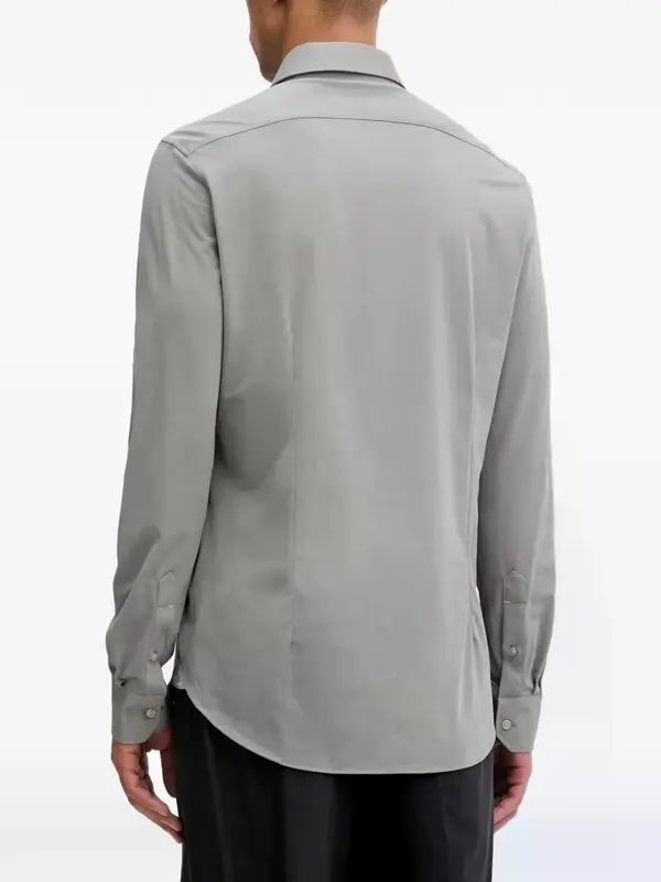 Michael Kors Logo-embroidered Long-sleeve Shirt