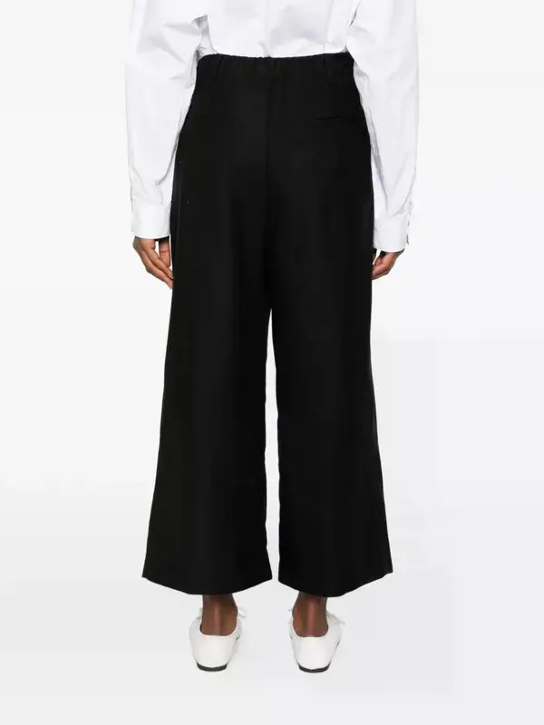 SUSANNE BOMMER Pleated Wide-leg Tailored Trousers