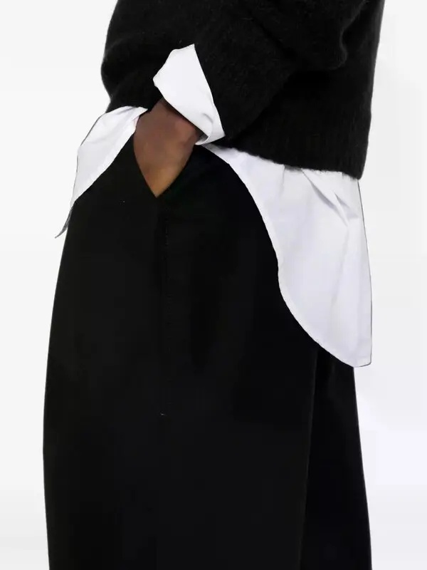 SUSANNE BOMMER Pleated Wide-leg Tailored Trousers