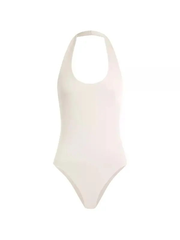 12 STOREEZ Naomi Halterneck Bodysuit - White