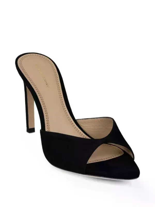 Victoria Beckham Harlow Open-toe Mules - Black