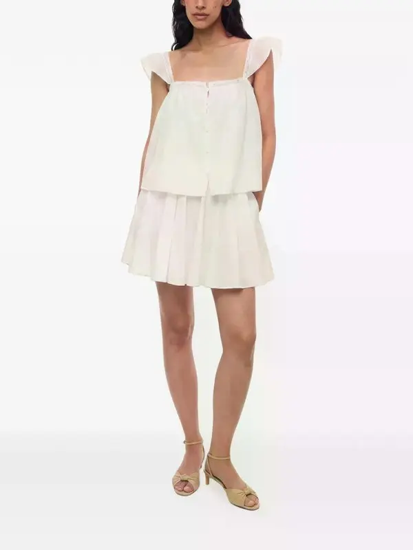 12 STOREEZ Orchard Gathered Mini Skirt