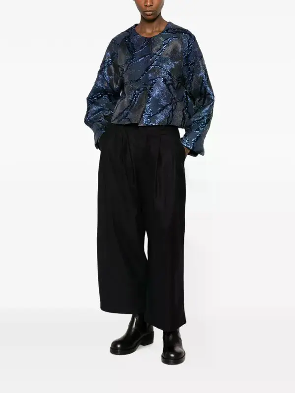 SUSANNE BOMMER Pleated Palazzo Pants