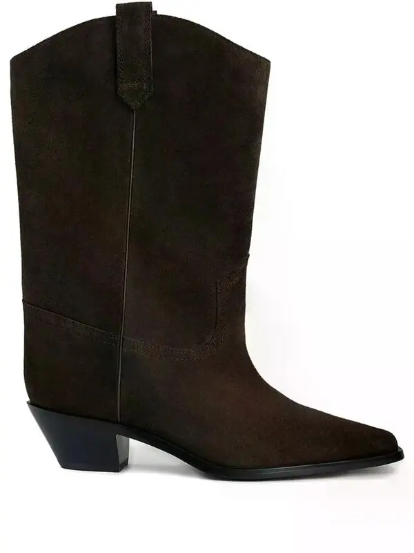 12 STOREEZ 43mm Suede Boots - Brown