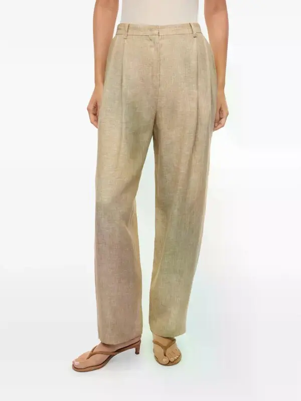 12 STOREEZ Gelato Pleated Tapered Trousers