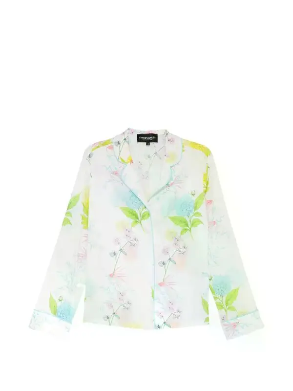 Cynthia Rowley Jardin Shirt - White