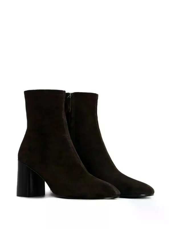 12 STOREEZ 64mm Suede Ankle Boots - Brown