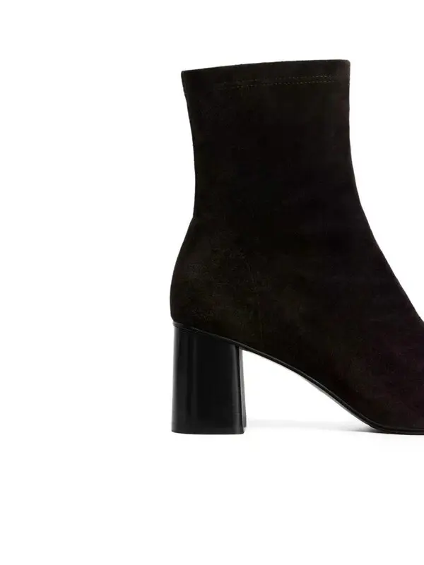 12 STOREEZ 64mm Suede Ankle Boots