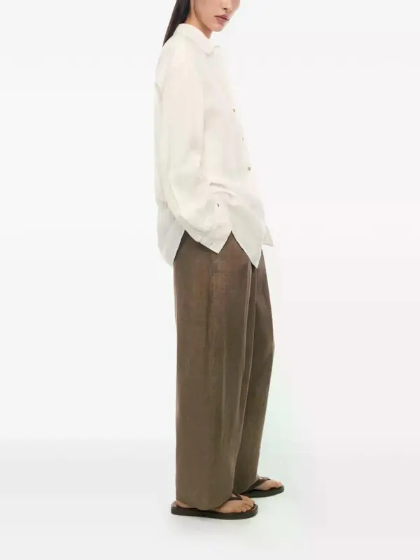 12 STOREEZ Crema Linen Shirt