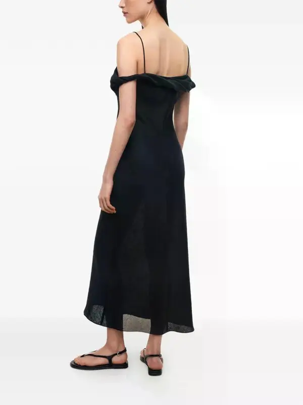 12 STOREEZ Toscana Draped-neck Dress