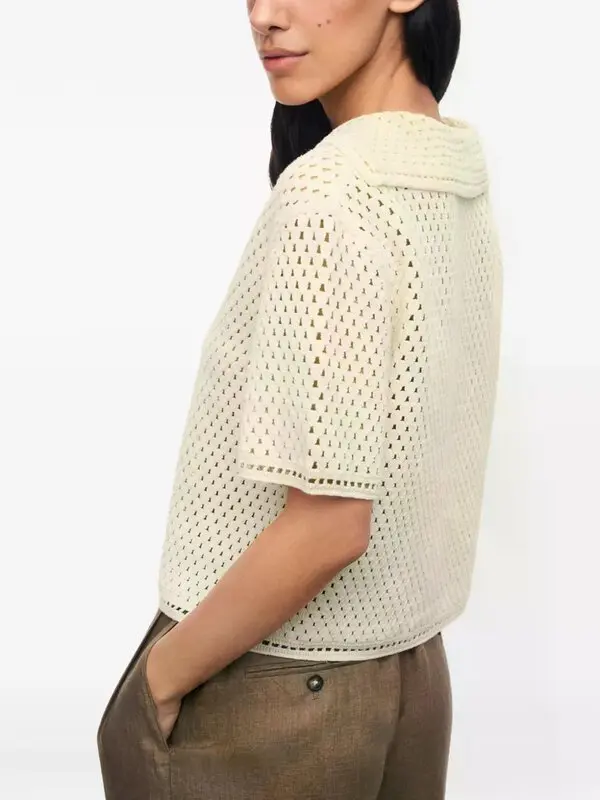 12 STOREEZ Meadow Crochet-knit T-shirt