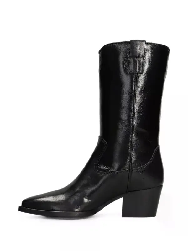 JULIE DEE Block-heel Texan Boots