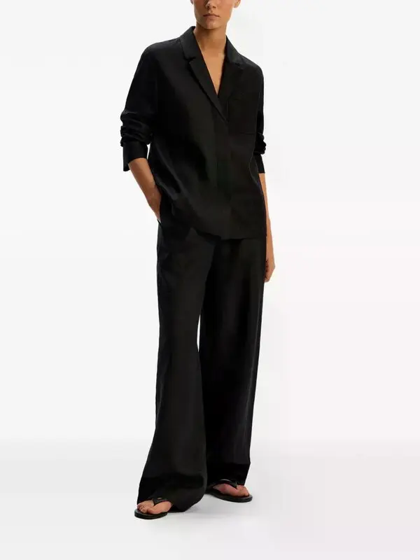 12 STOREEZ Drawstring Linen Trousers
