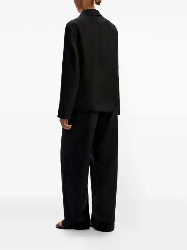 12 STOREEZ Drawstring Linen Trousers