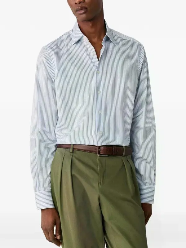 HACKETT LONDON Interline Pimlico Stripe-print Shirt