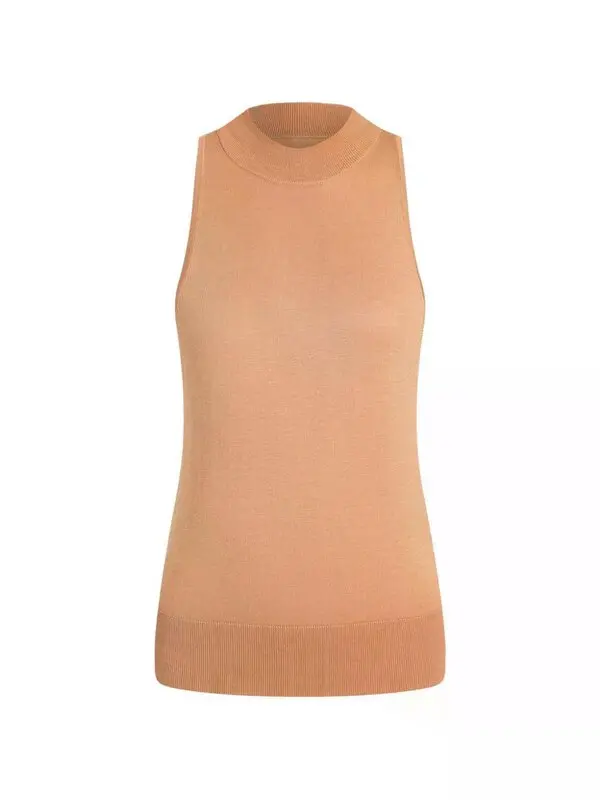12 STOREEZ Mawata Ribbed-knit Tank Top