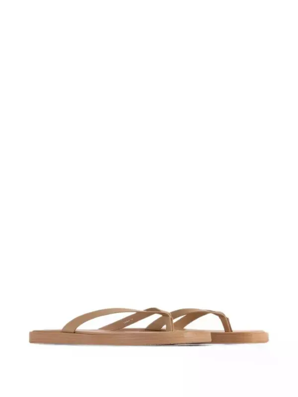 12 STOREEZ Korfos Leather Thong Sandals