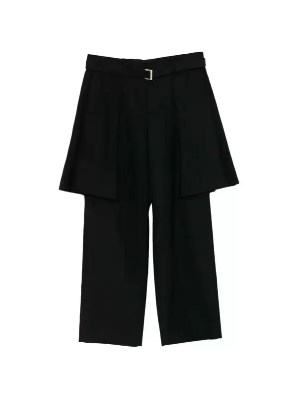 Sacai Layered Belted Trousers