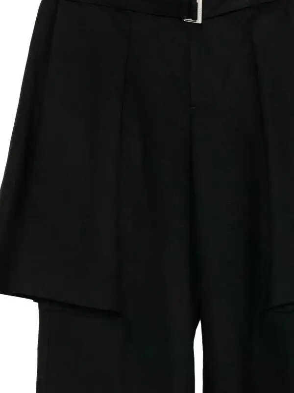 Sacai Layered Belted Trousers