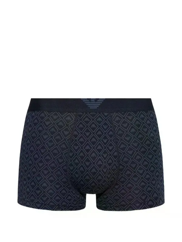 Emporio Armani Monogram-print Boxer Briefs