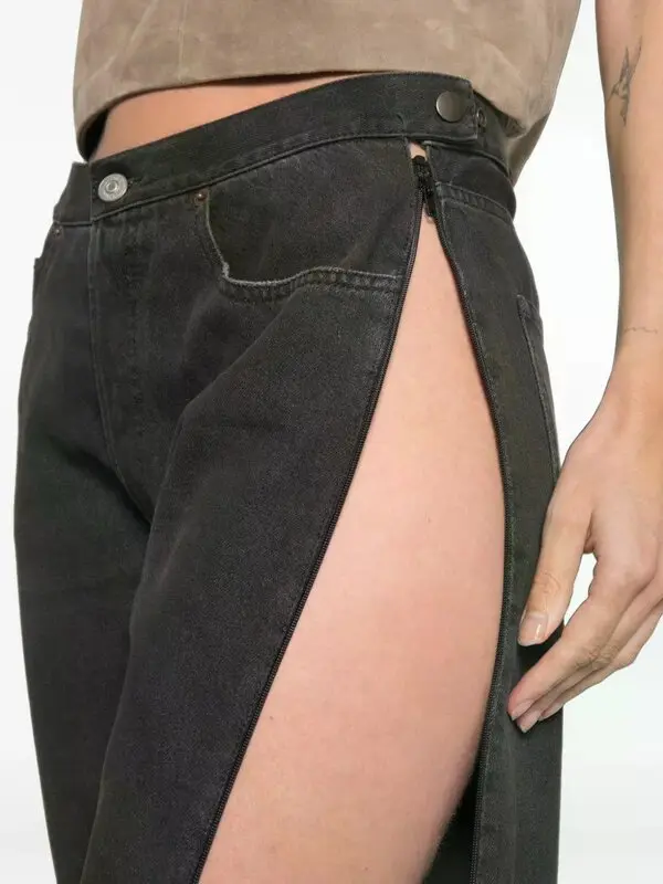 MAISON MARGIELA Side-zip Straight-leg Jeans