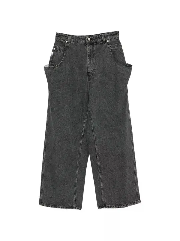 HED MAYNER Panelled Wide-leg Jeans